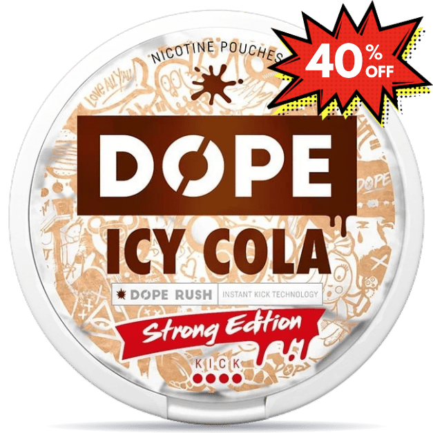 DOPE Icy Cola Strong Edition⚡️Express Shipping – Nicotinos