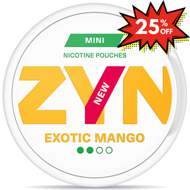 ZYN Exotic Mango Mini ⚡️Express Shipping⚡️10% Off – Nicotinos