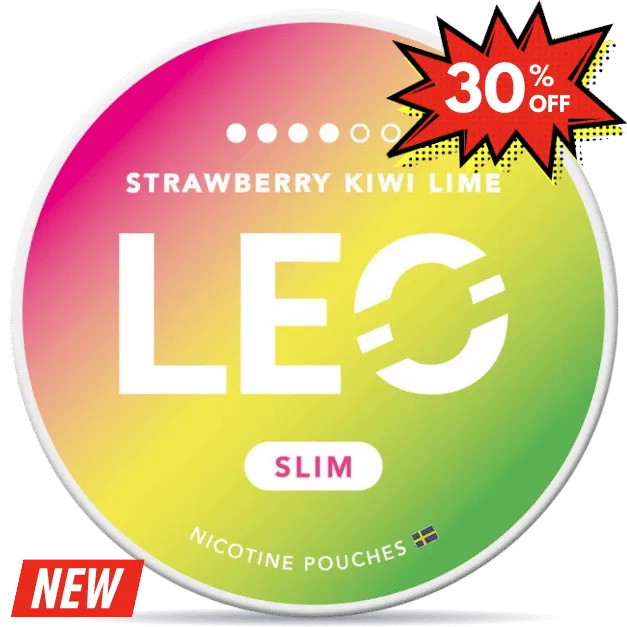 LEO Strawberry Kiwi Lime⚡️Fast Shipping⚡️LEO Nicotine Pouches – Nicotinos